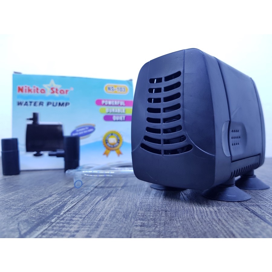Jual NIKITA STAR NS 103 MESIN POMPA CELUP FILTER KOLAM KOI AQUARIUM 1200L/H | Shopee Indonesia