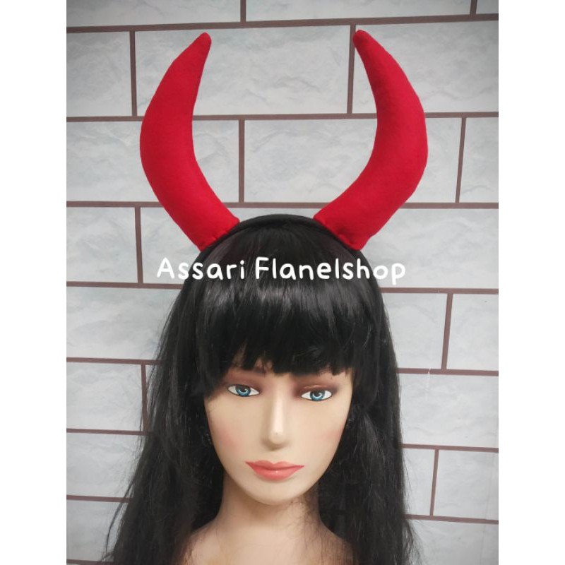 Jual Bando tanduk DEVIL setan iblis hell halloween | Shopee Indonesia