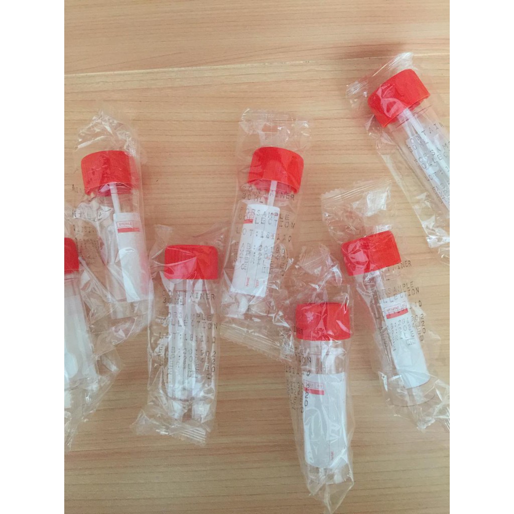 Jual citotest stool container sterile 30ml | Shopee Indonesia