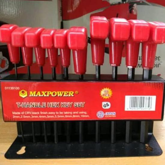 Jual Kunci L Model T/T-Handle Hex Key Set Maxpower Galerysale133 | Shopee Indonesia