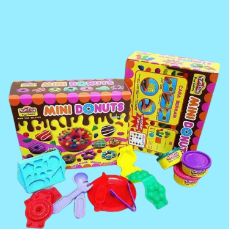 Jual MAINAN EDUKASI ANAK FUNDOH DOS MINI DONUTS/MAINAN FUNDOH LENGKAP ...