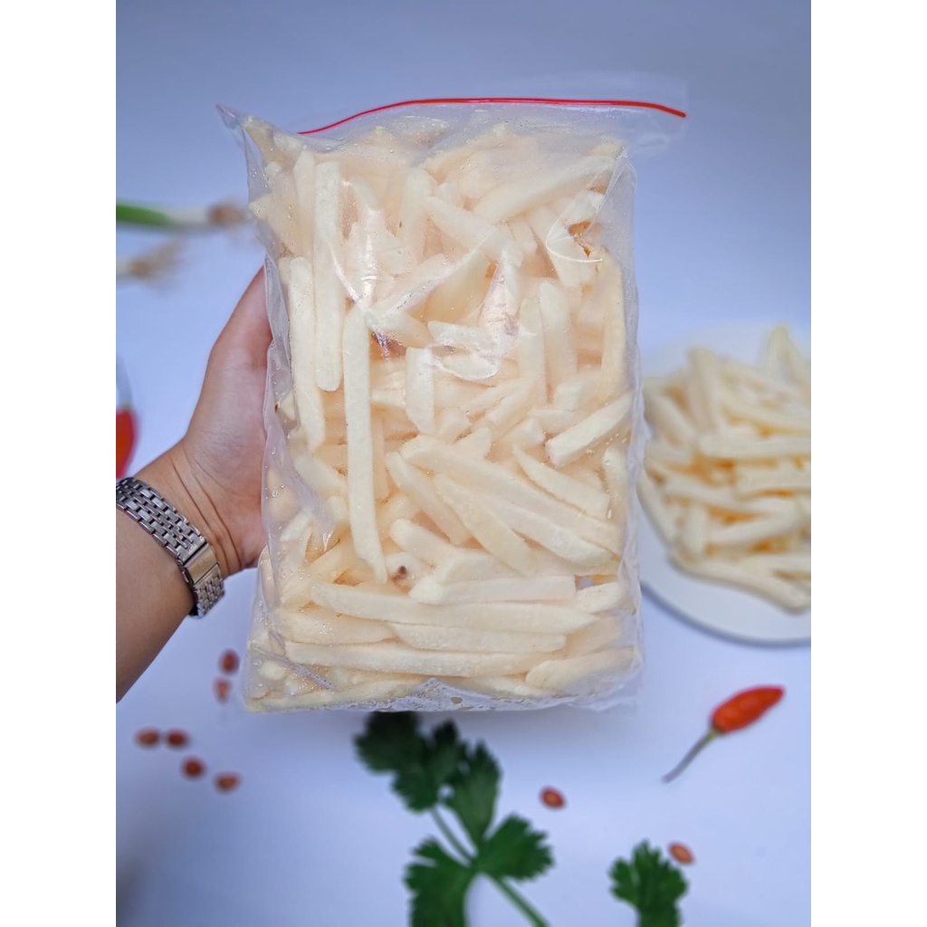 Jual Kentang Goreng Beku Curah Shoestring. 1 kg | Shopee Indonesia