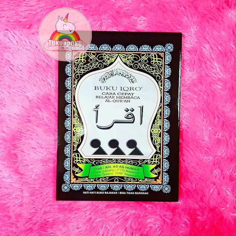Jual IQRO Hitam jilid 1-6 Original Ukuran Kecil dan Besar - Iqro Bendel ...
