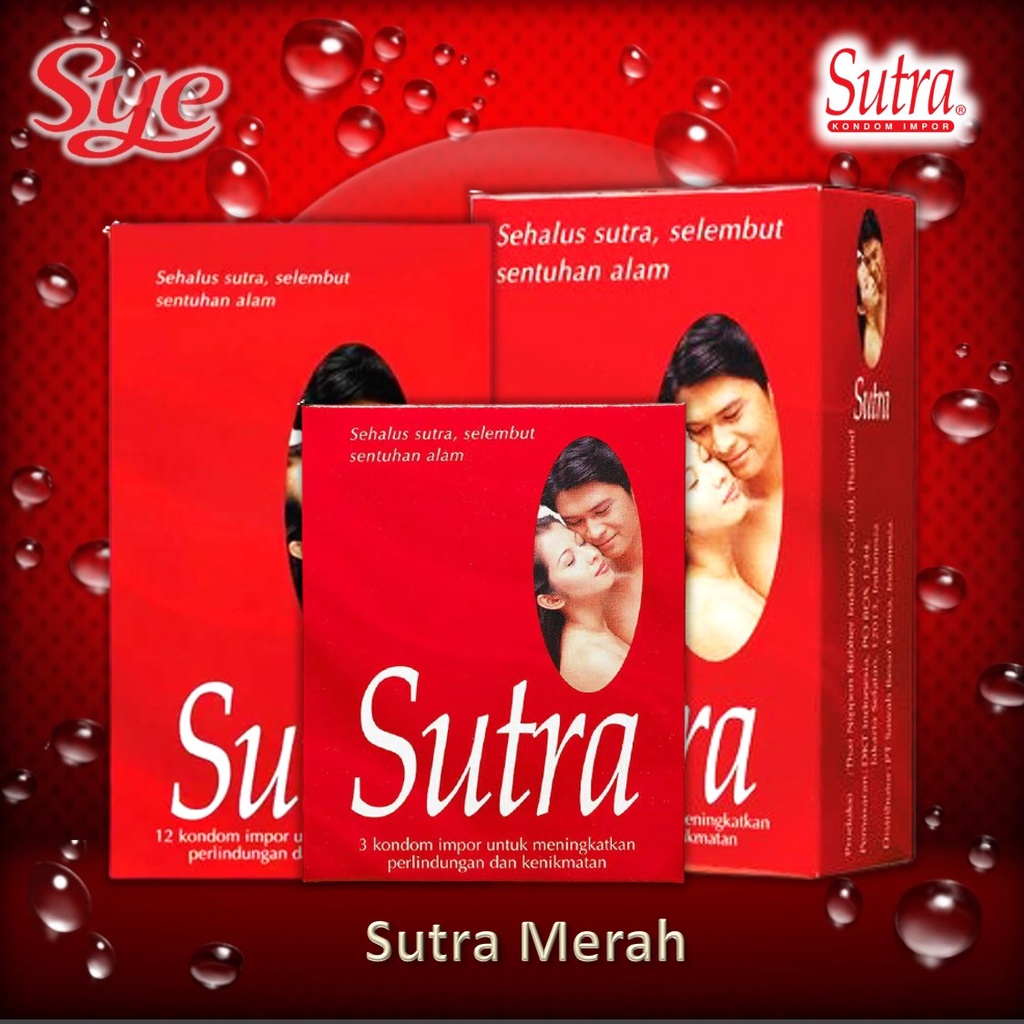 Jual Kondom Sutra Merah Isi 3S & 12S & 24S - Sutra Classic - Anti Bocor ...