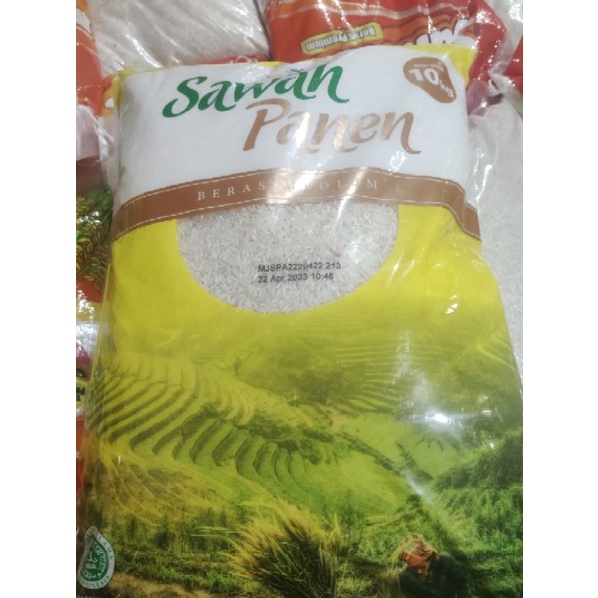 Jual Beras Medium Sawah Panen 10kg | Shopee Indonesia