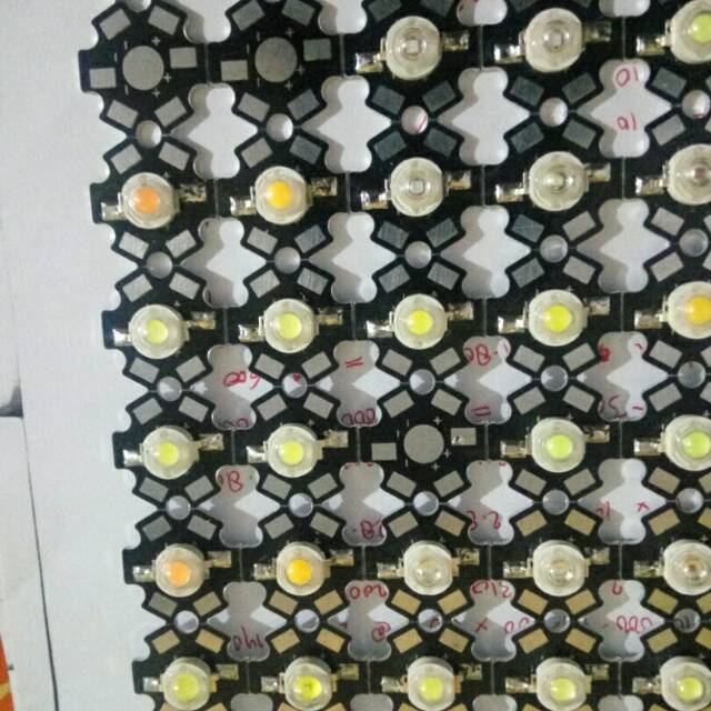 Jual Led hpl 1 watt COLD WHITE RED GREEN BLUE YELLOW FULLSPECTRUM iCe ...