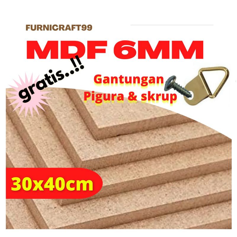 Jual MDF 6MM[30x40]Papan Kayu Hiasan Dinding/Bingkai Foto Mdf | Shopee ...