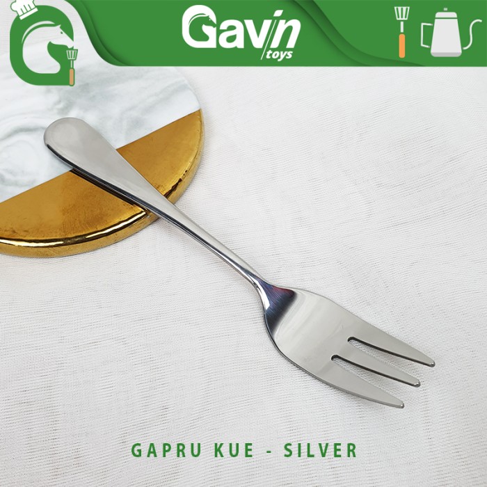 Jual Dessert Fork Hotel Stainless Garpu Kecil Kue Buah Cake Silver ...