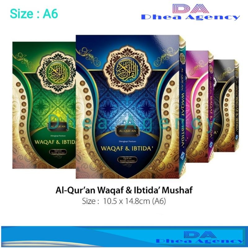 Jual Al Quran Waqaf dan Ibtida Non terjemah A6 Hc | Shopee Indonesia