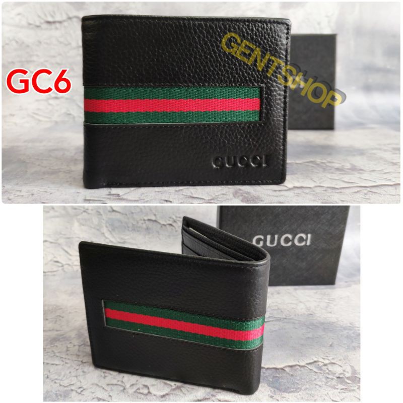 Jual DOMPET LIPAT PENDEK KULIT ASLI IMPORT MERK GUC CI DOMPET PRIA DAN ...
