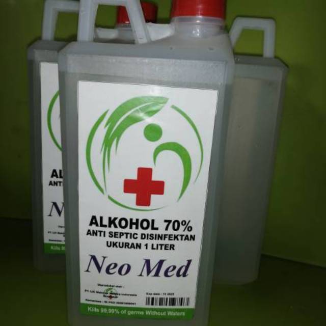 Jual Neo Med disinfektan anti septik 1 liter | Shopee Indonesia