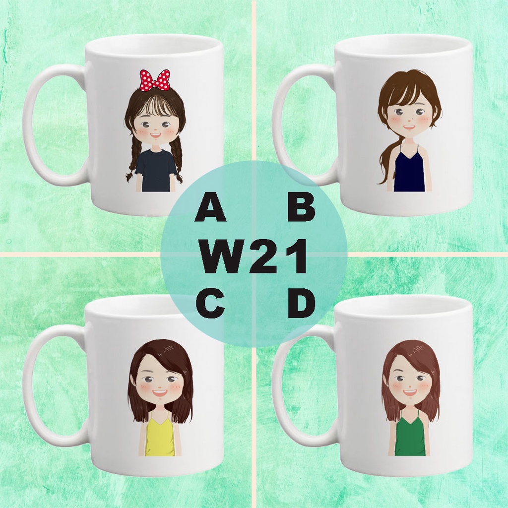 Jual MUG CUSTOM UNIK LUCU AVATAR / GELAS CUSTOM / MUG AVATAR (V1 ...
