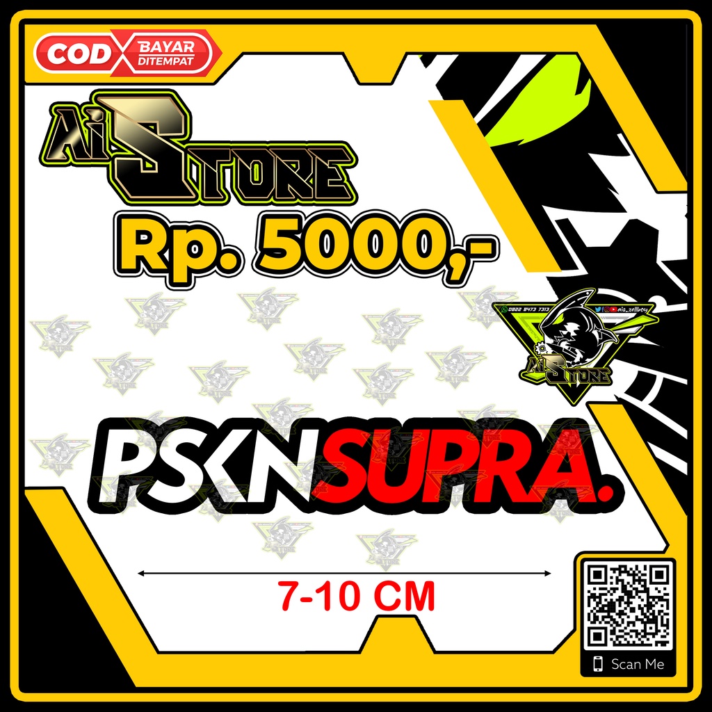 Jual Stiker PSKN SUPRA | Shopee Indonesia