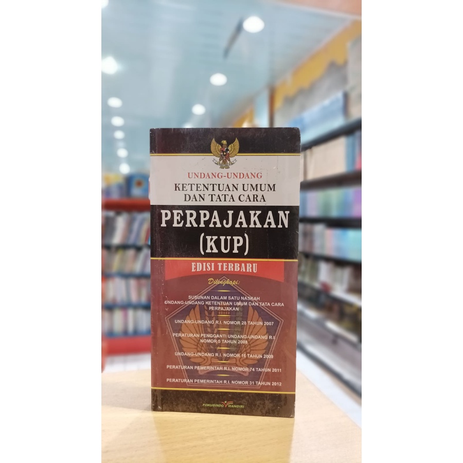 Jual Undang-undang Ketentuan Umum dan Tata Cara Perpajakan (KUP) | Shopee Indonesia
