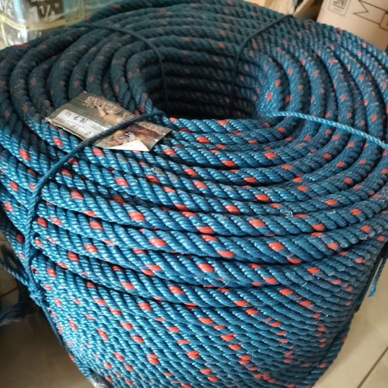Jual 1 KG Tambang 6 mm 8 mm 10 mm 12 mm biru tali tambang ikat derek ...