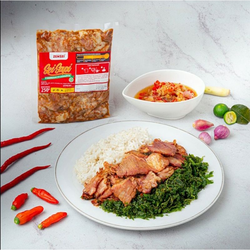 Jual Sei Sapi Vacuum Frozen Food Zensei Original 250 gram / Makanan ...