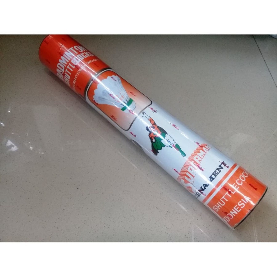 Jual SHUTTLECOCK / KOK / COCK BADMINTON MIDO SUPERMAN ORANGE ORIGINAL ...