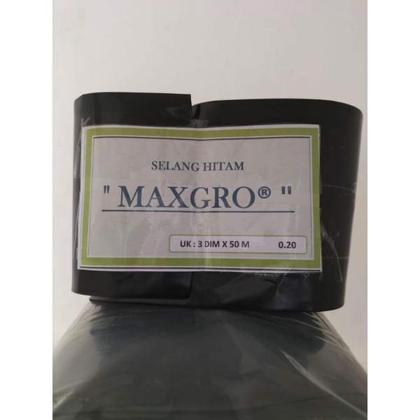 Jual Selang Drip Maxgro Selang Irigasi Hitam 3 Inch Panjang 50 Meter ...
