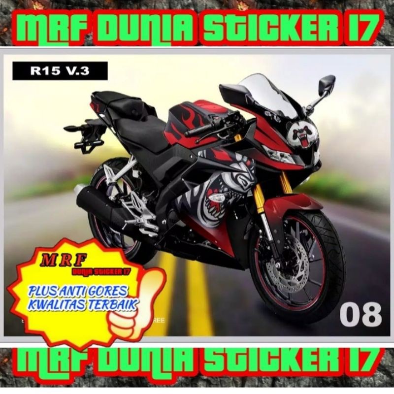 Jual Sticker decal R15 V3 Full Body Striping R15 V3 decal Sticker R15 ...