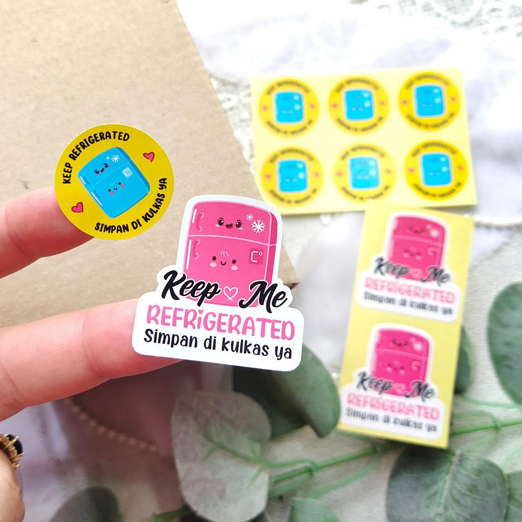 Jual Sticker / Sticker keep refrigerate keep me cold simpan dalam ...