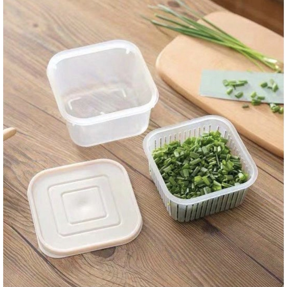 Jual {CLASHOP}Tempat Bawang Wadah Penyimpanan Serbaguna Bentuk Persegi ...