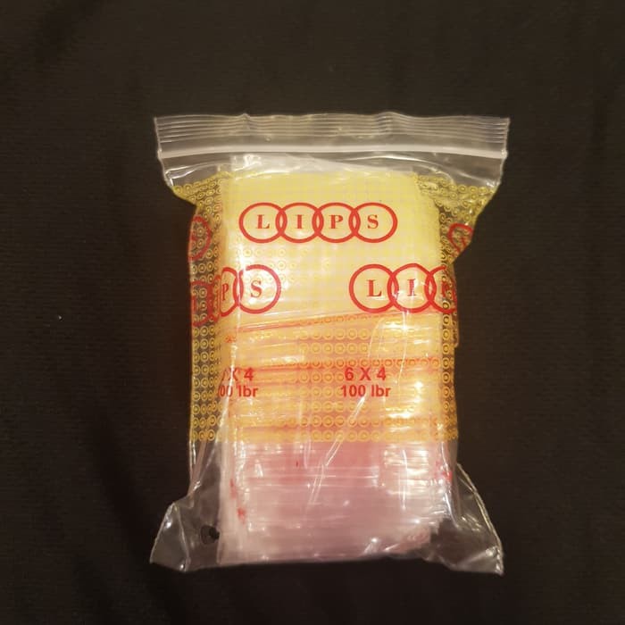 Jual Plastik Klip 6X4 Merk Lips isi 100 (Plastik Obat/Sambal) | Shopee ...