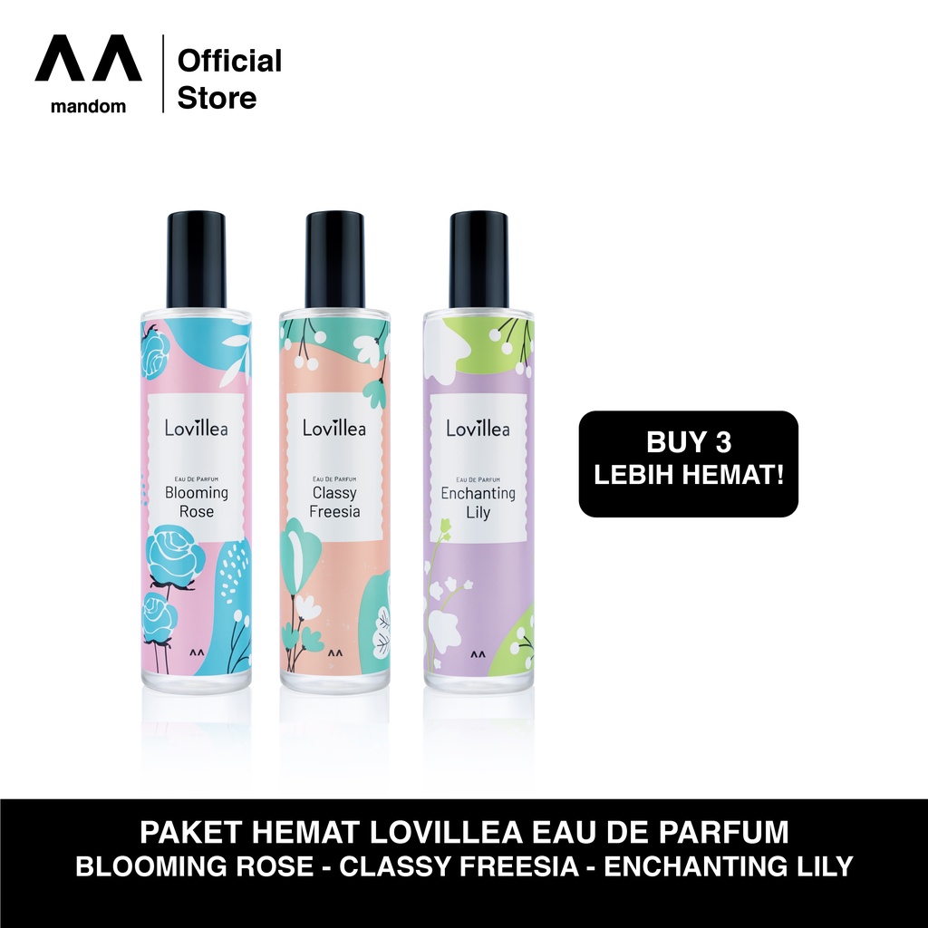 Jual Paket Hemat LOVILLEA Eau De Parfum | Shopee Indonesia