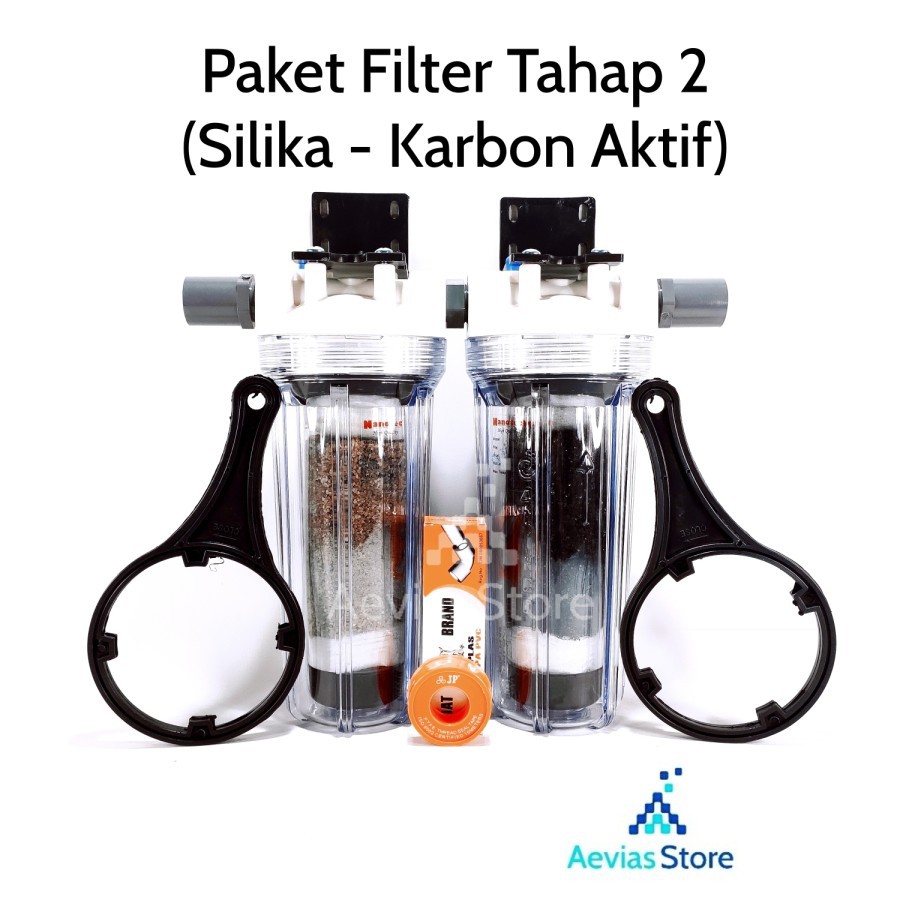 Jual Filter Air Saringan Air PDAM PAM SUMUR Tahap 2 Tabung 10" | Shopee ...