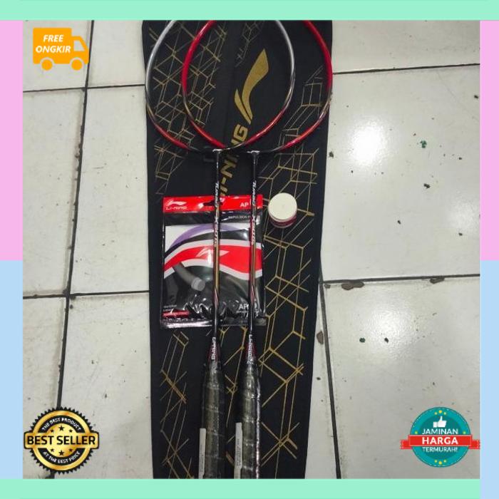 Jual Paket Komplit Raket Sesuai Gambar RAKET BADMINTON LI-NING TURBO ...