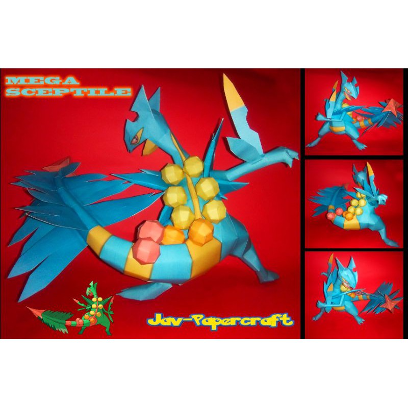 Jual Pokemon Mega Sceptile Papercraft | Shopee Indonesia