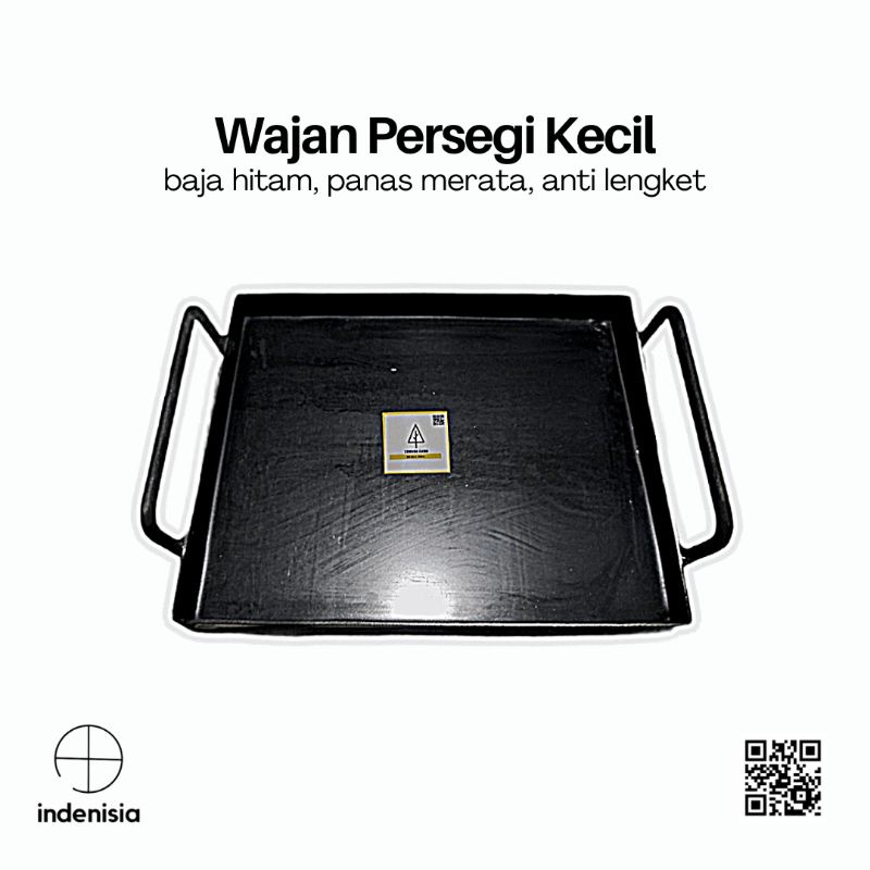 Jual [20x20] WAJAN ROTI BAKAR / WAJAN CAMPING PAN GRILL PAN / WAJAN ...