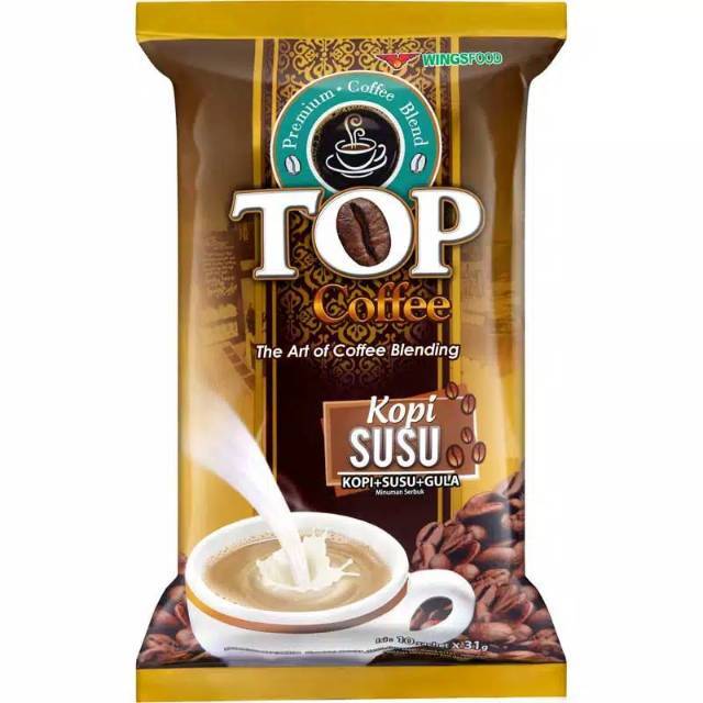 Jual Top coffe kopi MOCCA /KOPI SUSU / KOPI SUSU KENTAL MANIS isi ( 10 ...