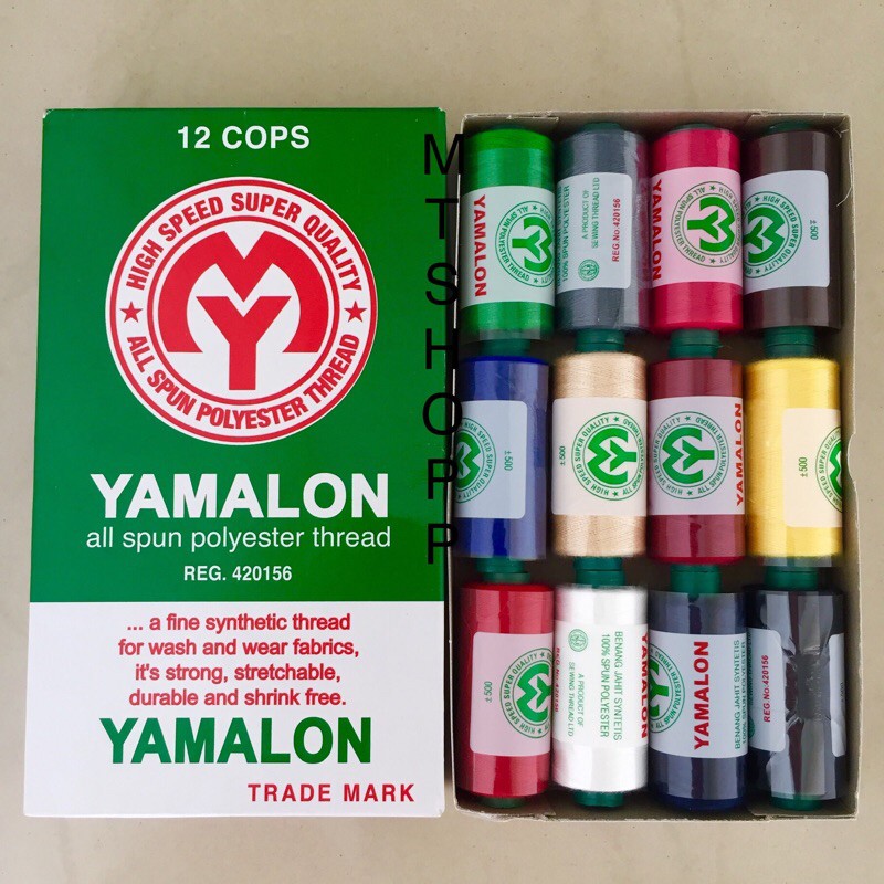 Jual Benang jahit Yamalon 500 HS-40/2 (isi 1pcs) | Shopee Indonesia