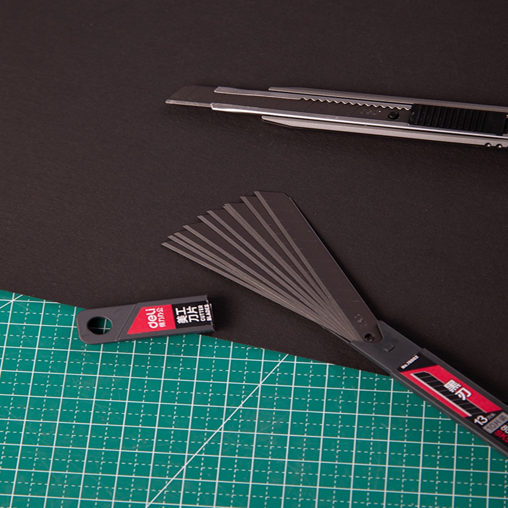 Jual Deli Cutter Blade / Isi Ulang Cutter SK5 Isi 10 pcs 78002 | Shopee ...