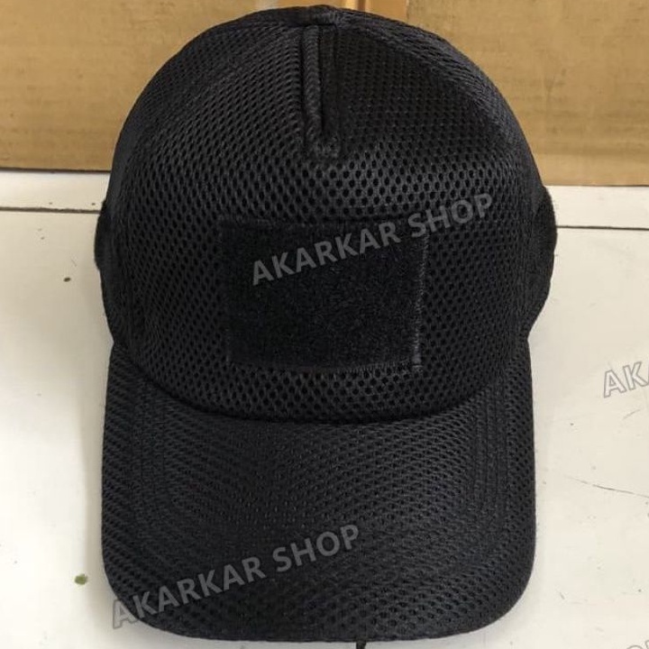 Jual Topi Perekat Hitam Topi Velcro Tactical Army | Shopee Indonesia