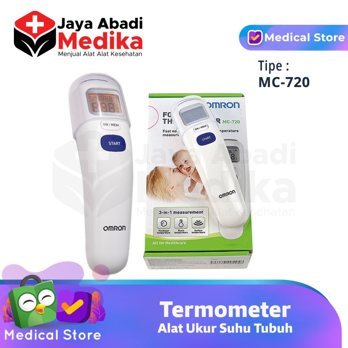 Jual Laihoshope Thermometer Omron Mc720 720 Termometer Infrared ...