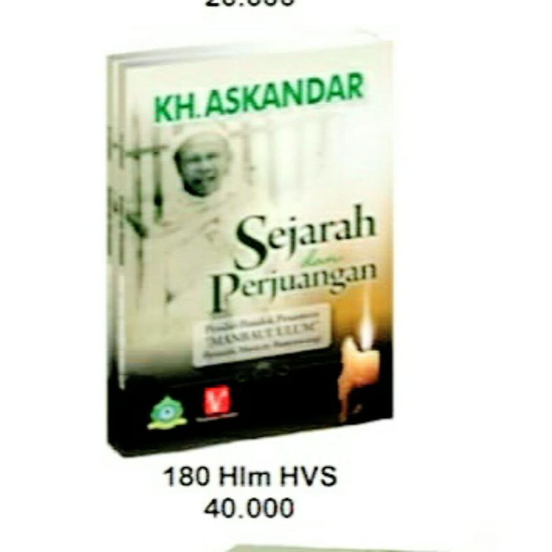 Jual buku sejarah perjuangan KH. Askandar | Shopee Indonesia