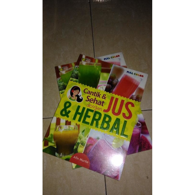 Jual Buku Cantik Dan Sehat Dengan Jus Dan Herbal - Afia | Shopee Indonesia
