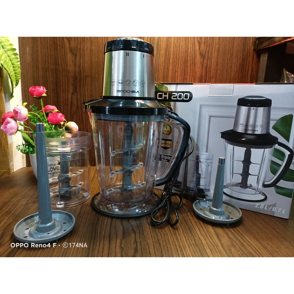 Jual Mitochiba Food magic chopper ch200 Blender 2L Alat Penggiling Dan ...