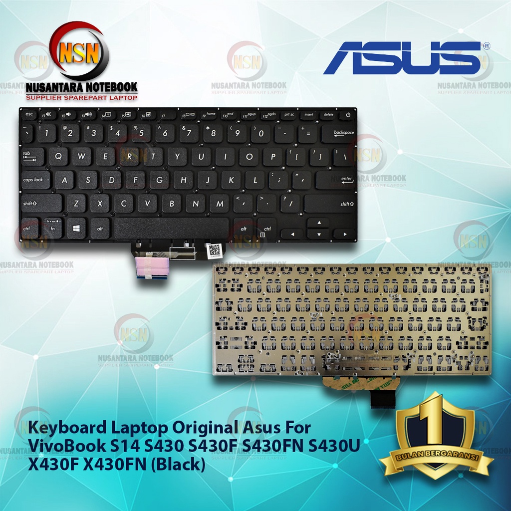Jual Keyboard Original Laptop Asus For Asus VivoBook S14 S430 S430F ...
