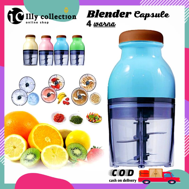 Jual Blender Kapsul Cutter Quatre / Blender Portabel Bentuk capsule ...
