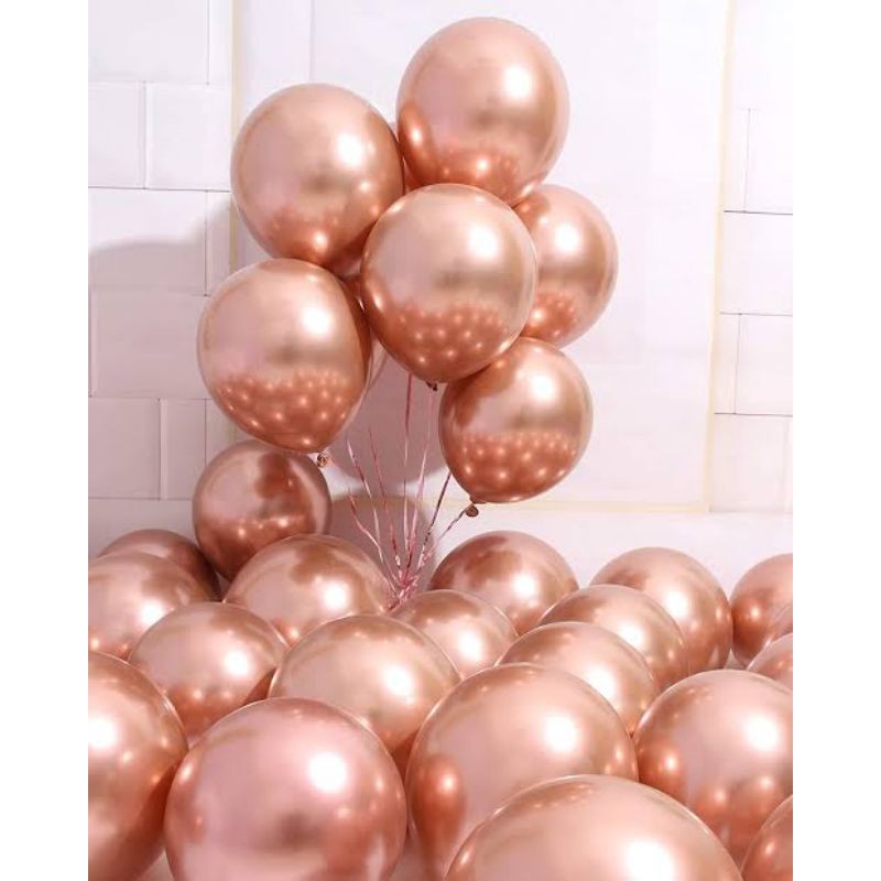 Jual Balon Chrome Asli 12inch TEBAL isi 10 bh / Balon Latex Super ...