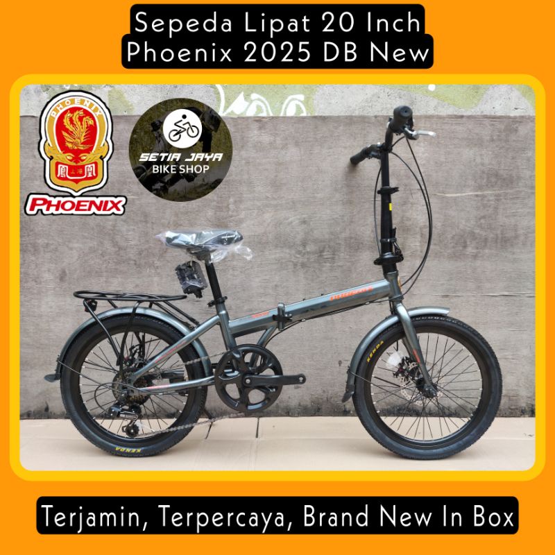 Jual Sepeda Lipat / Folding Bike 20 Inch PHOENIX 2025 DB New Steel 7 ...
