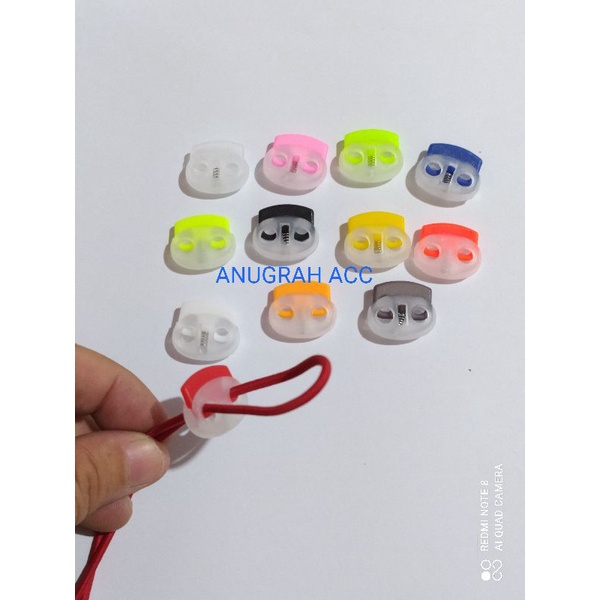 Jual stoper tali model oval rainbow kecil | Shopee Indonesia