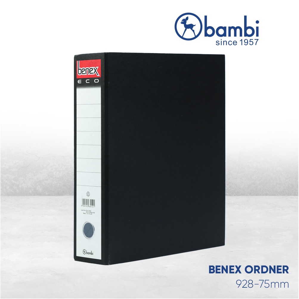 Jual Benex Eco Lever Arch File Ordner Folio Jumbo Size 75 mm Original ...