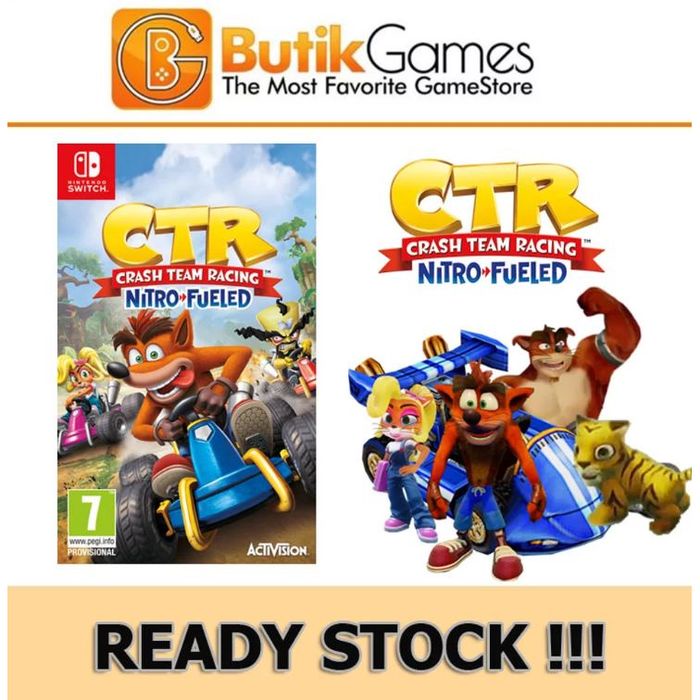 Jual CTR CRASH TEAM RACING NITRO FUELED NINTENDO SWITCH | Shopee Indonesia