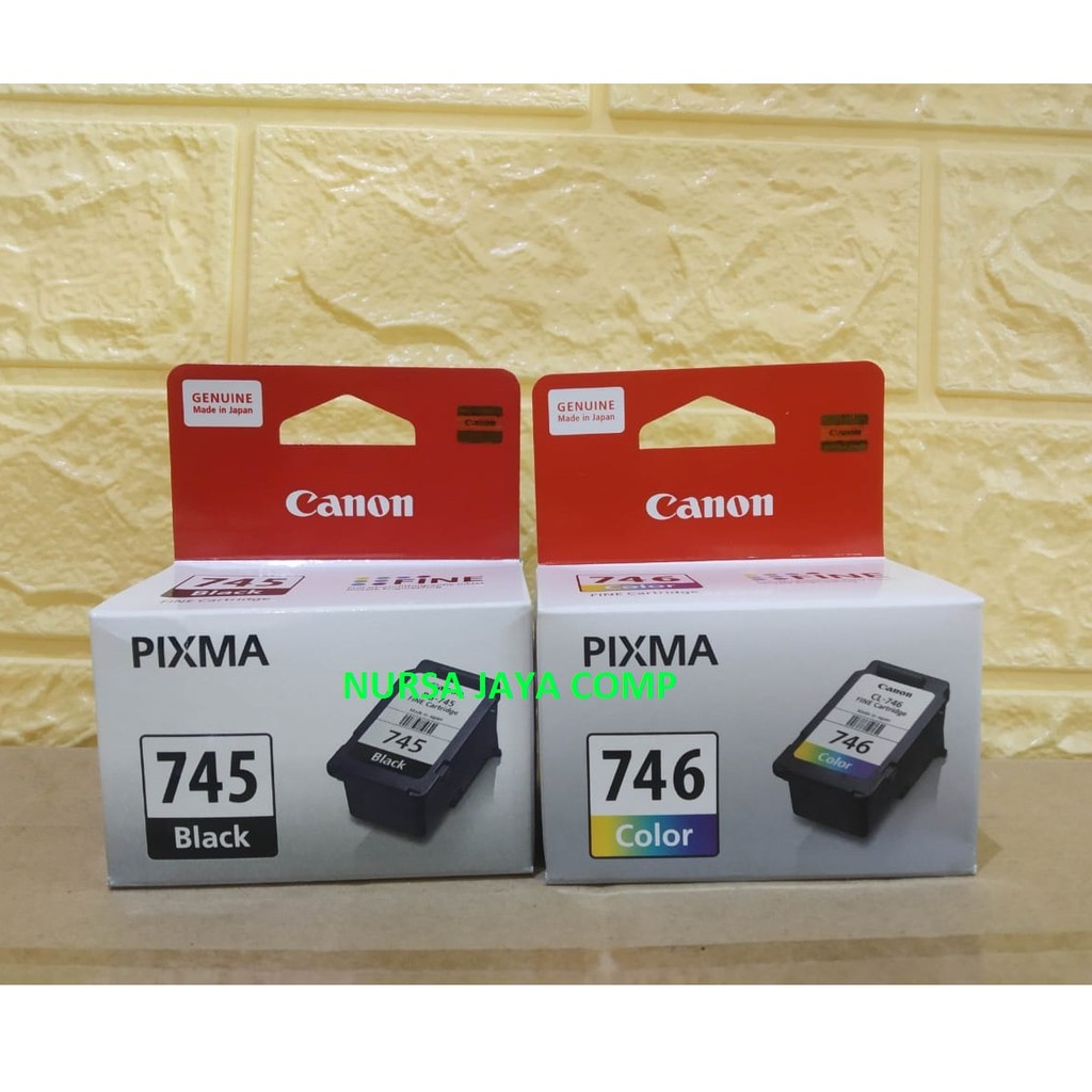 Jual Paket Tinta Canon PG 745 Black + CL 746 Colour Original | Shopee ...