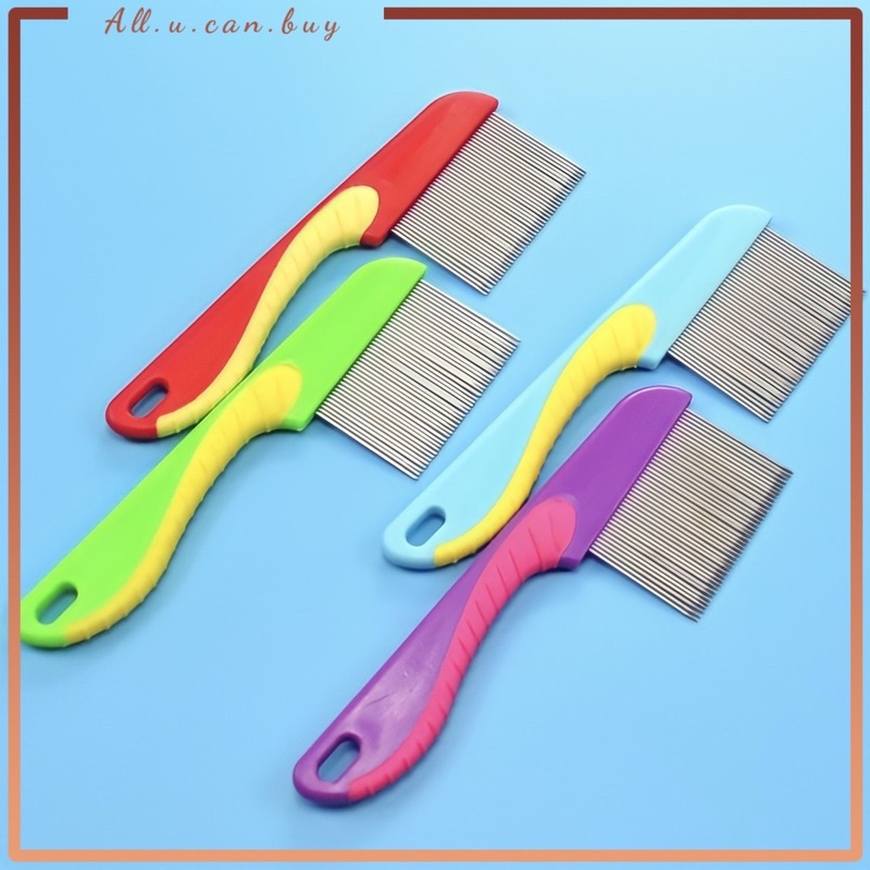 Jual Sisir Logam / Sisir Kutu dan Ketombe /Serit Logam Gagang Panjang ...