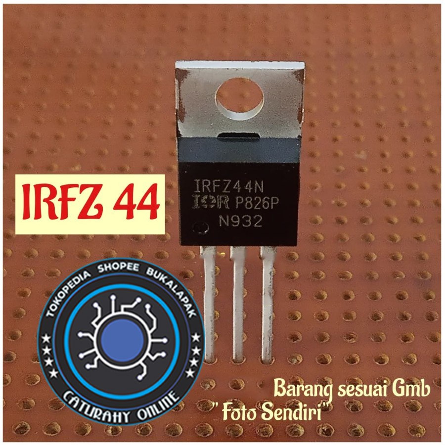 Jual transistor IRFZ44N irfz 44 mosfet irf44 | Shopee Indonesia