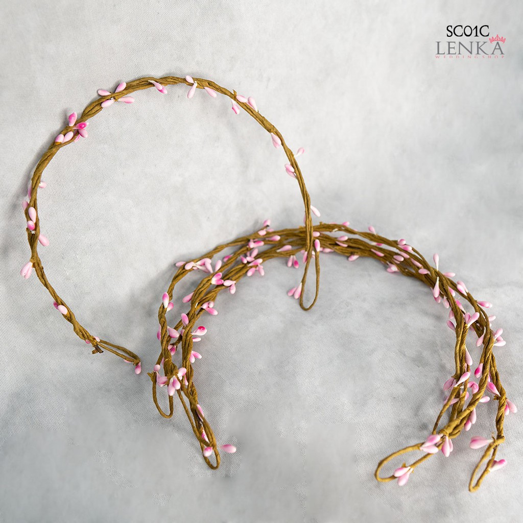 Jual Mahkota Bunga Flower Crown Simple Anak Pesta Wedding Sc01C ...